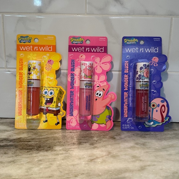 wet n wild | Makeup | 3pc Wet N Wild Spongebob Underwater Wonder Liquid ...